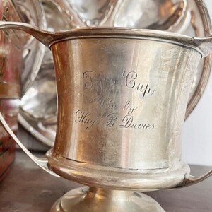 1912 Sterling Silver Golf Trophy Cup - Etsy