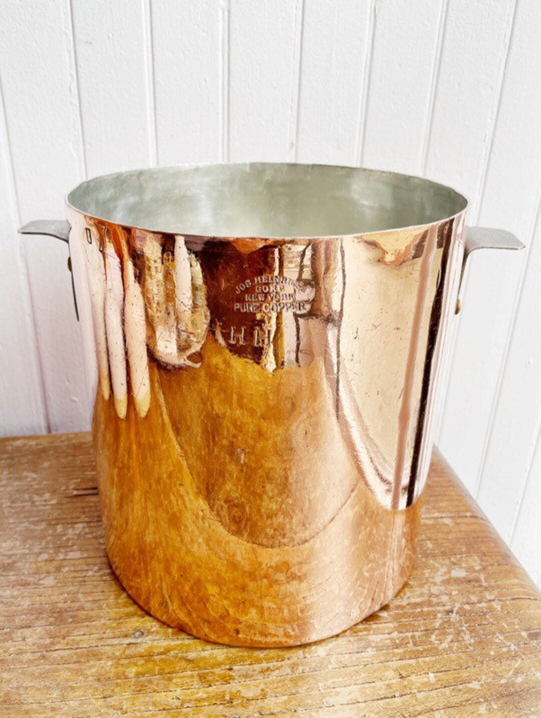Large Antique Jos Heinrichs Copper Bain Marie - Etsy