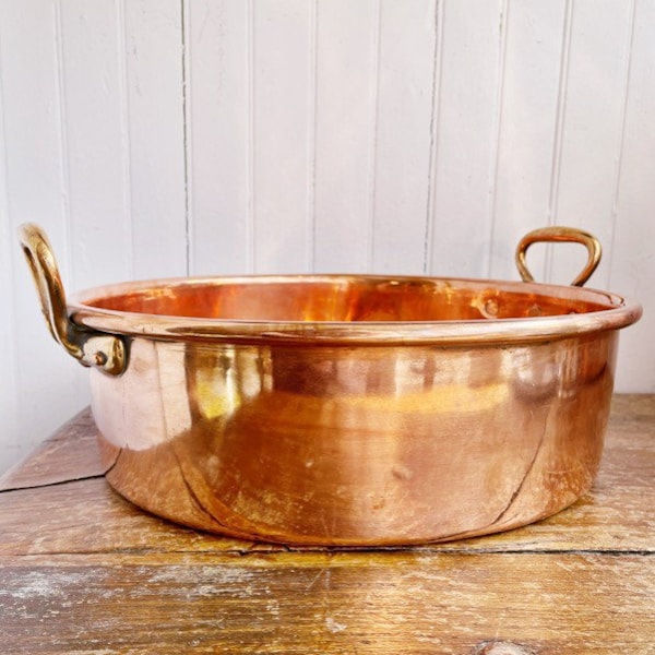 Copper Jam Pan - Etsy UK