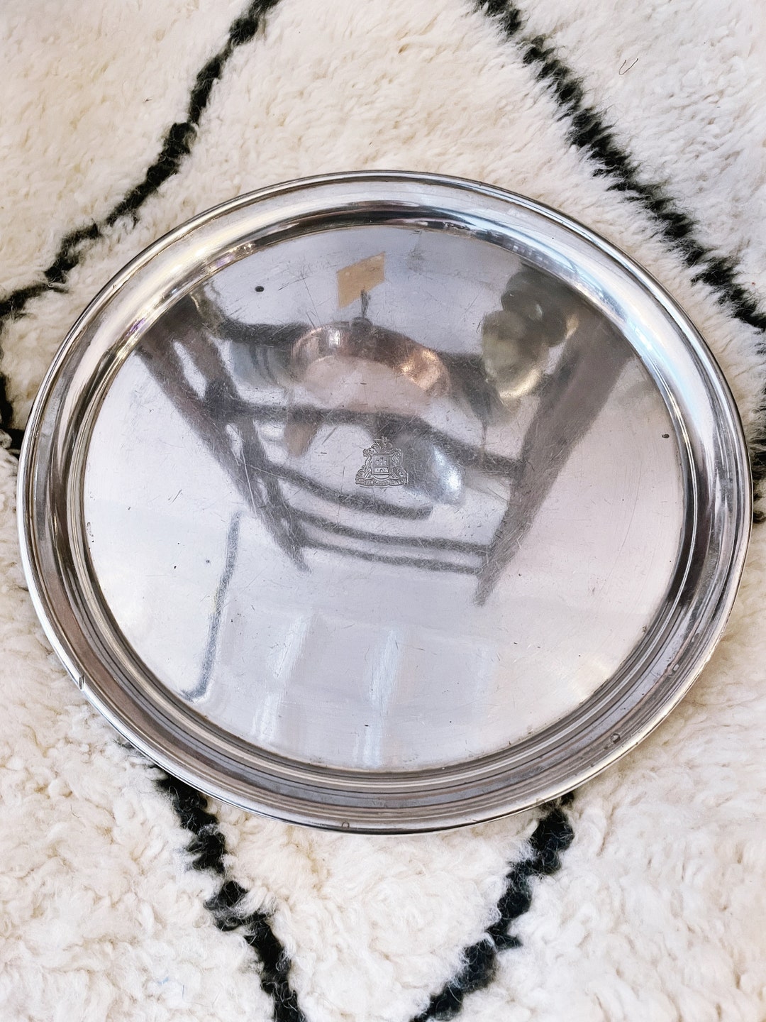 Vintage Silver Plated Serving Tray From the Ritz Hotel in Lisbon - Etsy