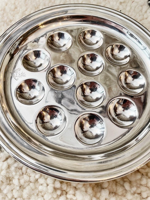 Antique Christofle Silver Escargot Tray From Grand Hotel - Etsy