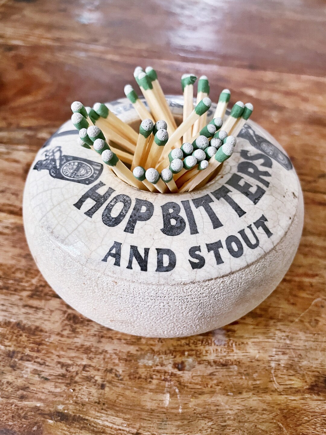 Antique English Stout Advertising Match Striker - Etsy