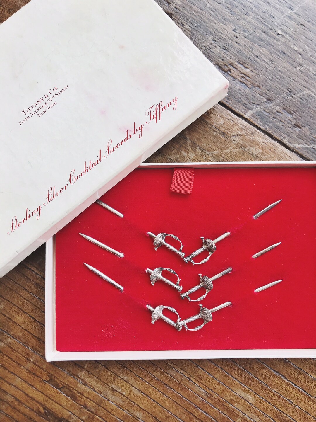 Tiffany & Co Sterling Silver Cocktail Sword Picks - Etsy