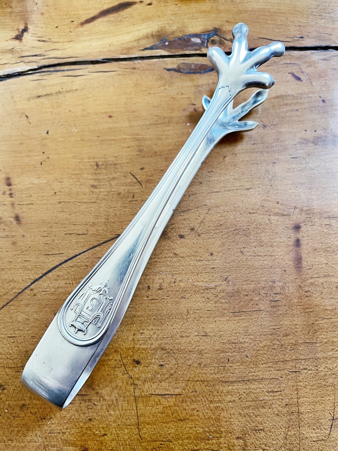 Antique Silver Ice Tongs From the Hotel Statler - Etsy