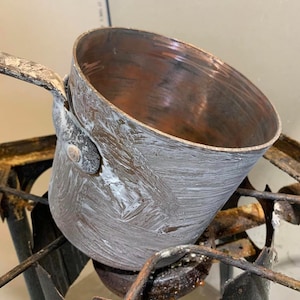 Antique B&O Railroad Copper Pot - Etsy