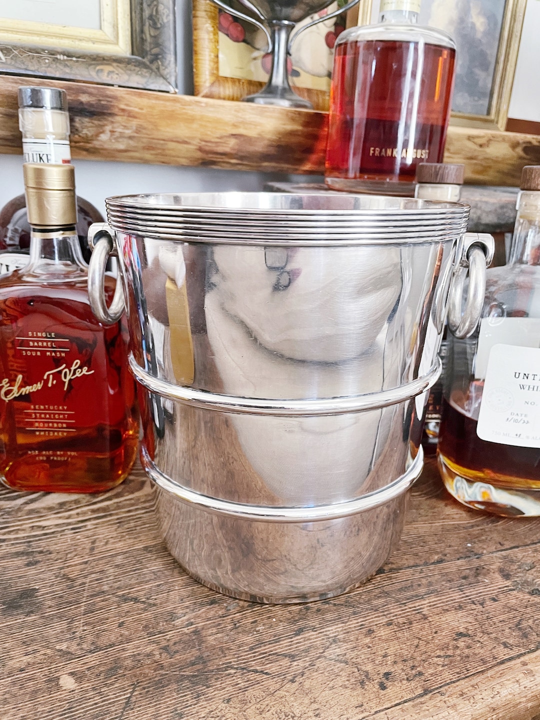 1912 Silver Plated Frisco System Railroad Champagne Bucket - Etsy