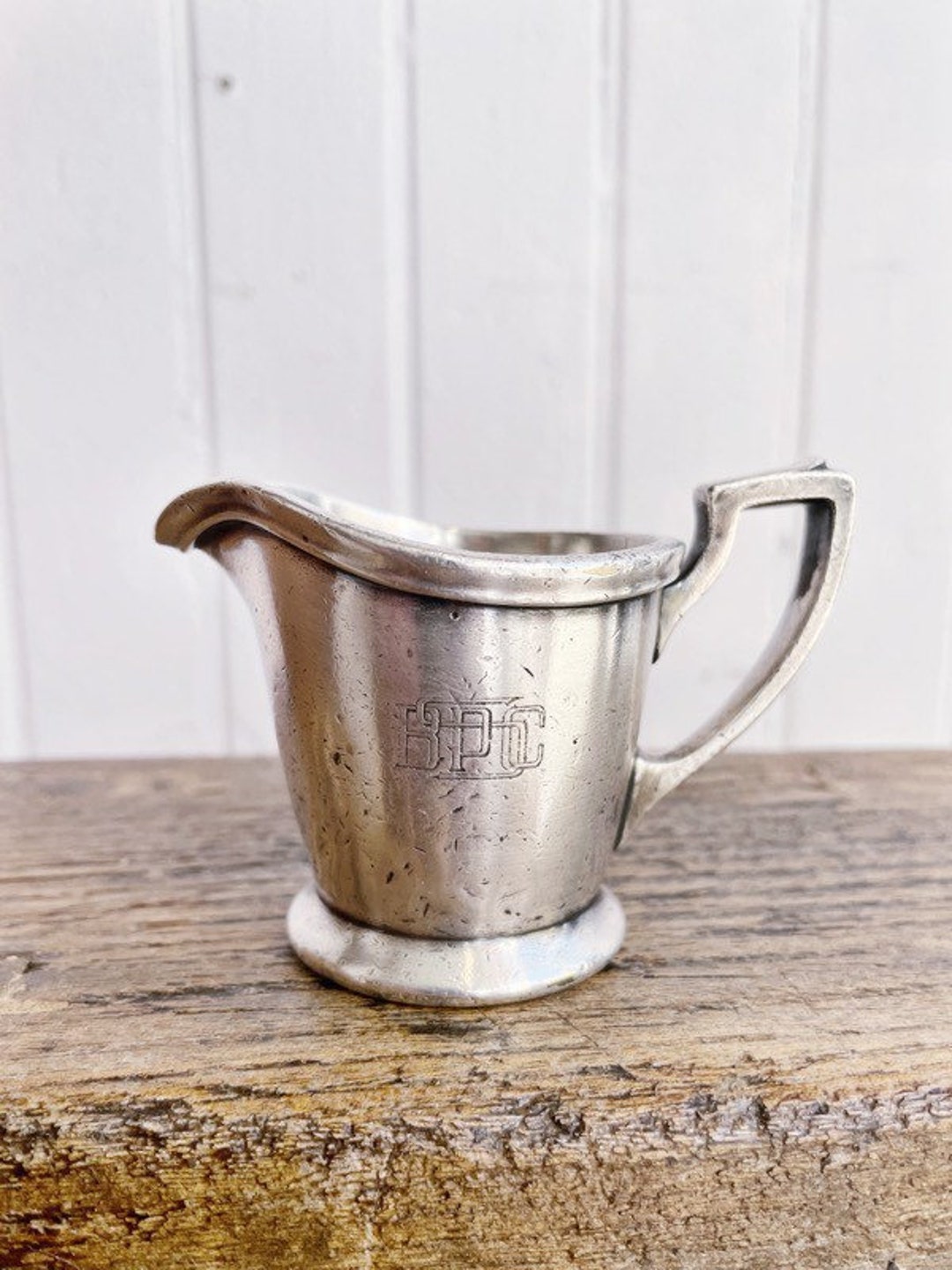 1928 Silver Plated Creamer From the Baltimore Steam Packet Co - Etsy