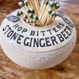 Antique English Ginger Beer Advertising Match Striker - Etsy