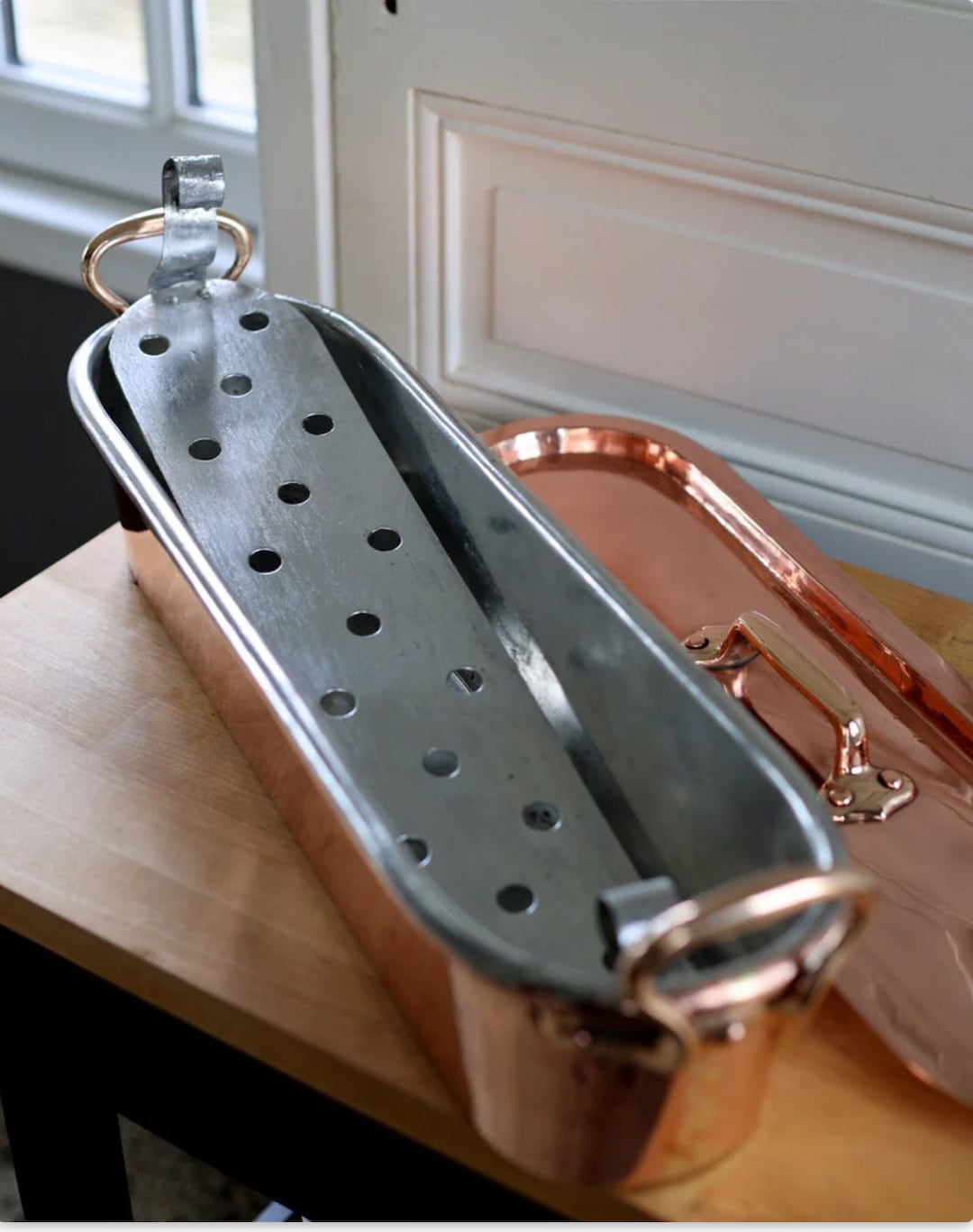 Antique French Copper Fish Poacher - Etsy