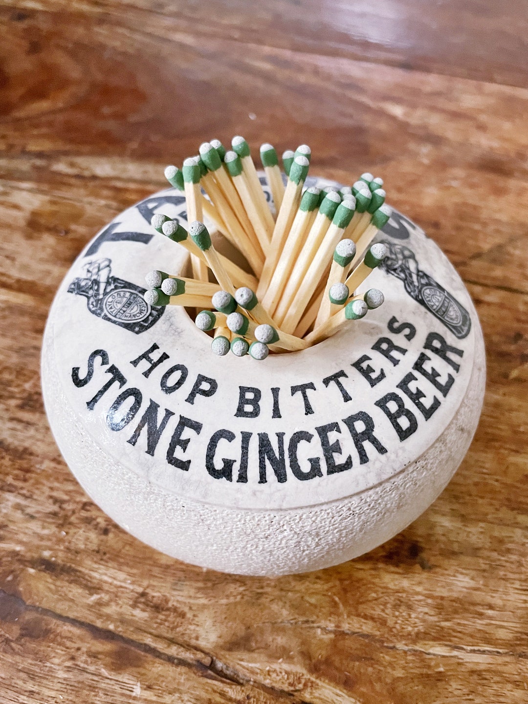Antique English Ginger Beer Advertising Match Striker - Etsy