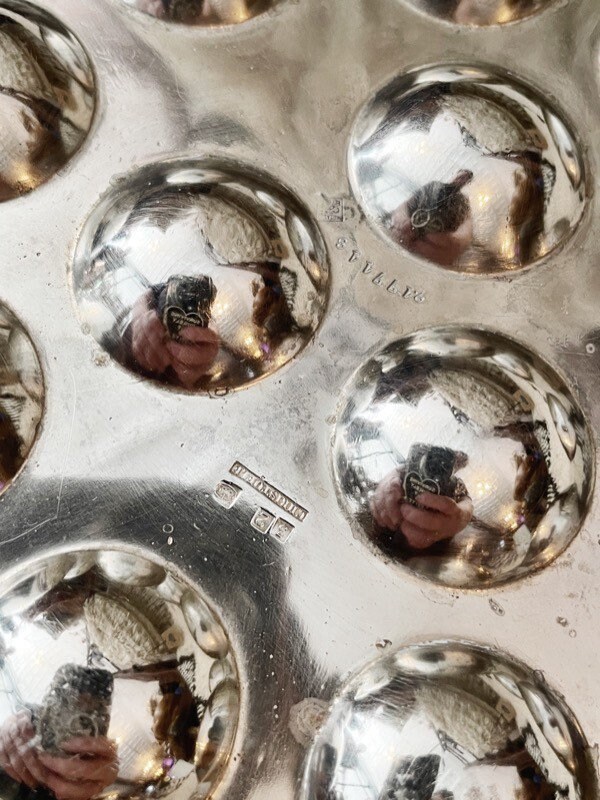 Antique Christofle Silver Escargot Tray From Grand Hotel - Etsy