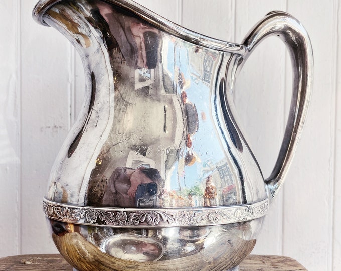 Antique Silver Water Pitcher From Fall River Line Steamship Priscilla ...