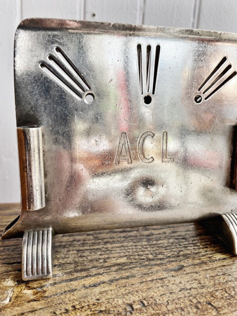 Vintage 1951 Silver Menu Holder From Atlantic Coast Line Railroad - Etsy