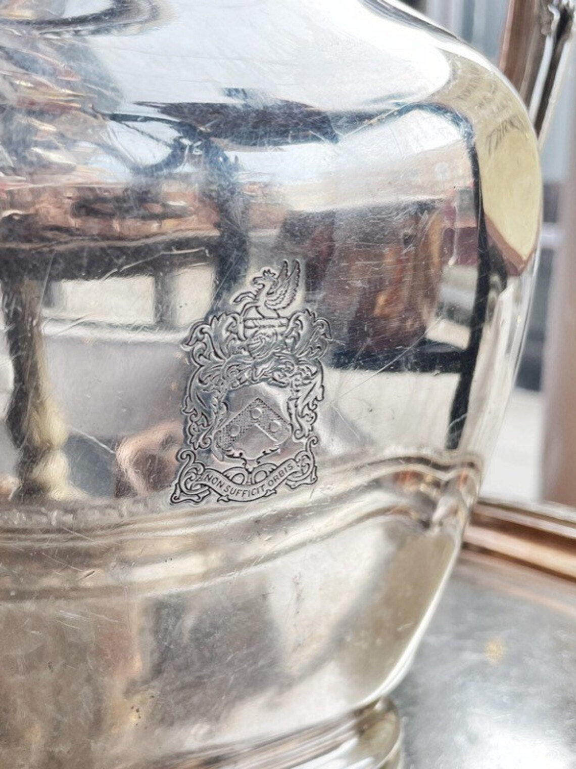 Antique Silver Water Pitcher From Hotel Brewster in Boston - Etsy