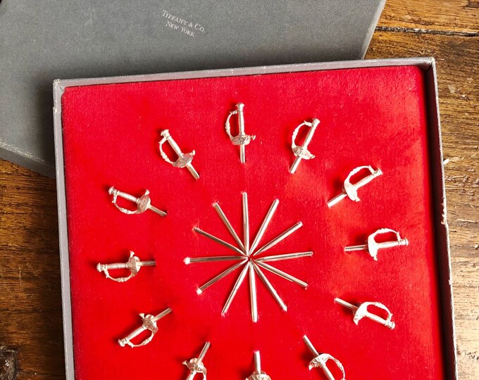Set of 12 Tiffany & Co Sterling Silver Cocktail Sword Picks - Etsy