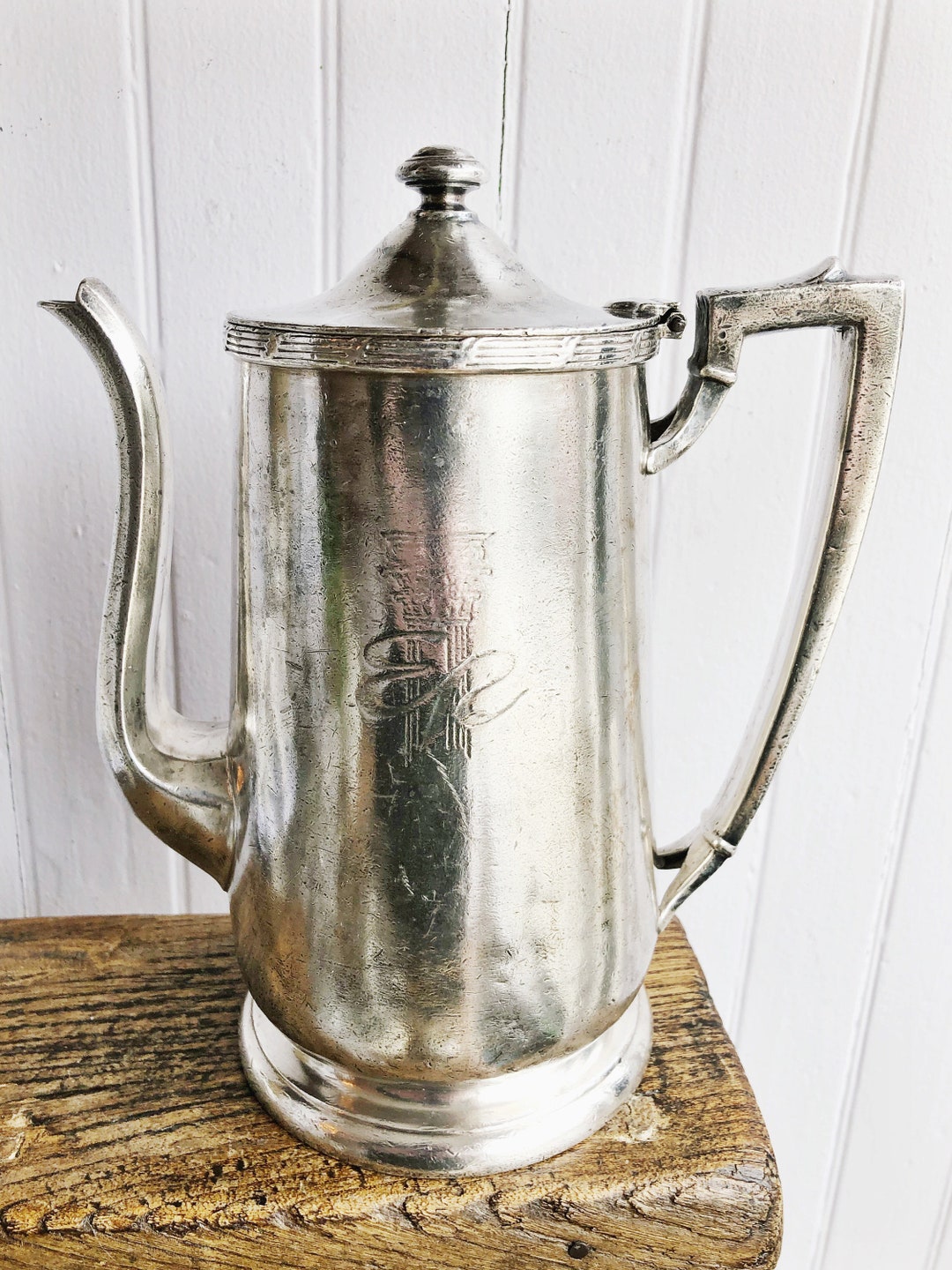 Large 1955 Silver Plated Teapot From the Eden Roc Hotel Miami Beach - Etsy