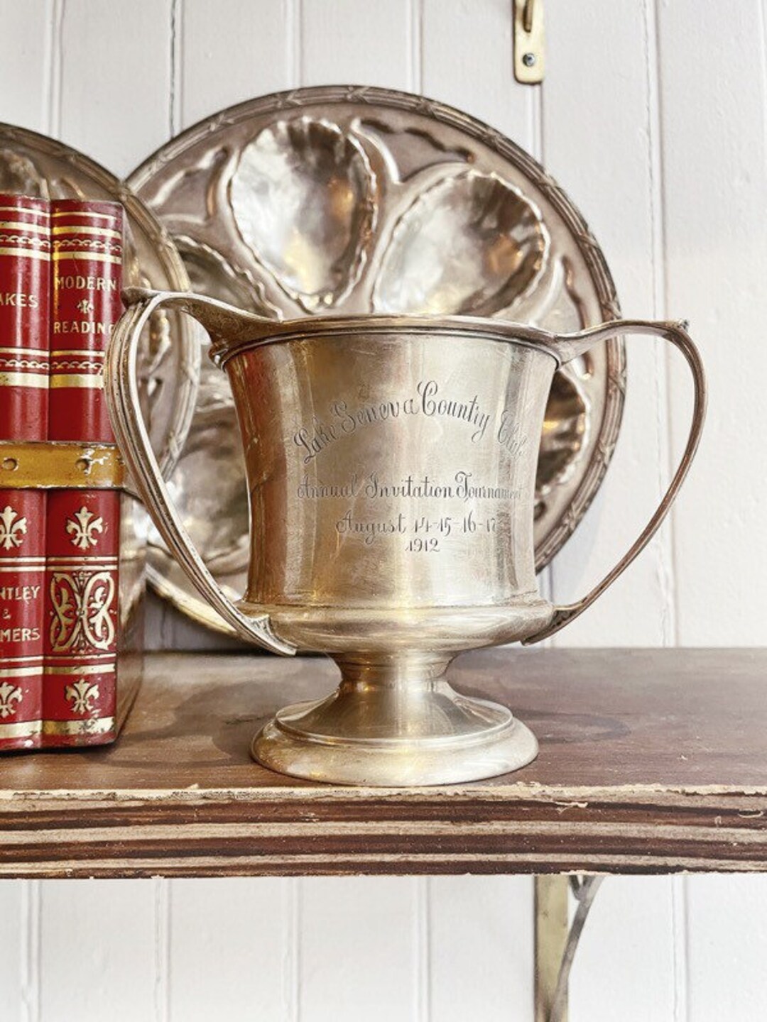 1912 Sterling Silver Golf Trophy Cup - Etsy