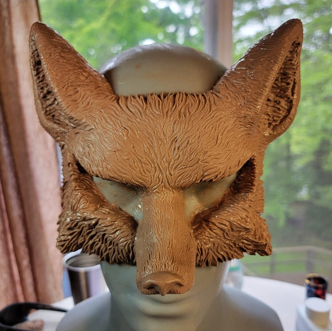 Fox Mask, Masquerade Mask, Theater Mask, Half Mask, Halloween Mask - Etsy