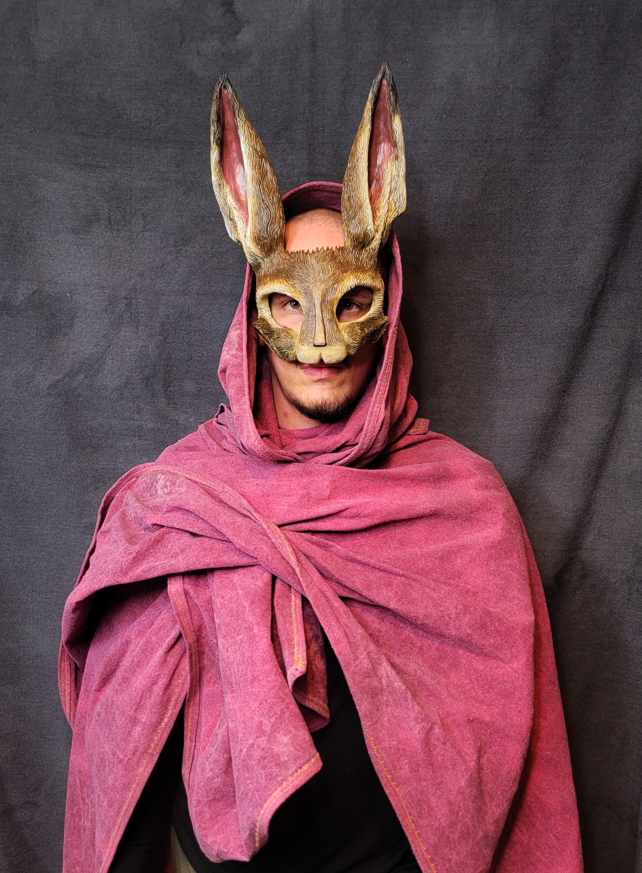 Blank Rabbit Mask, Hare Mask, Bunny Mask, Masquerade Mask, Theater Mask ...
