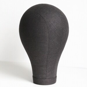 Gray Mannequin Head, Manikin Head, Hat Display, Canvas Head, Mannequin ...