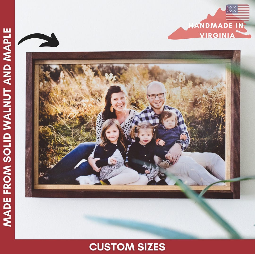 Handmade Farmhouse Style Picture Frame, Custom Home Decor Frame ...