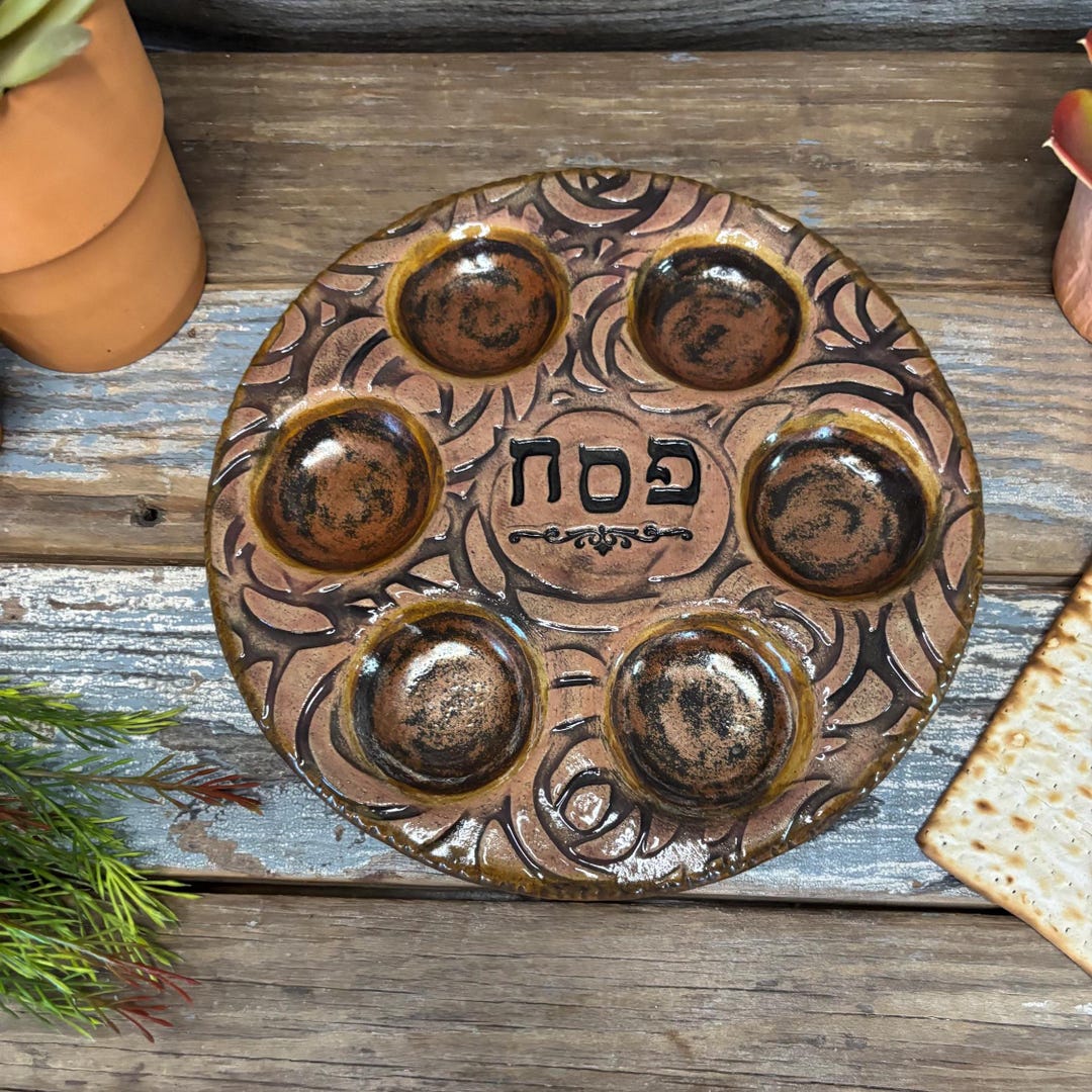 Handcrafted Passover Seder Plate - Etsy