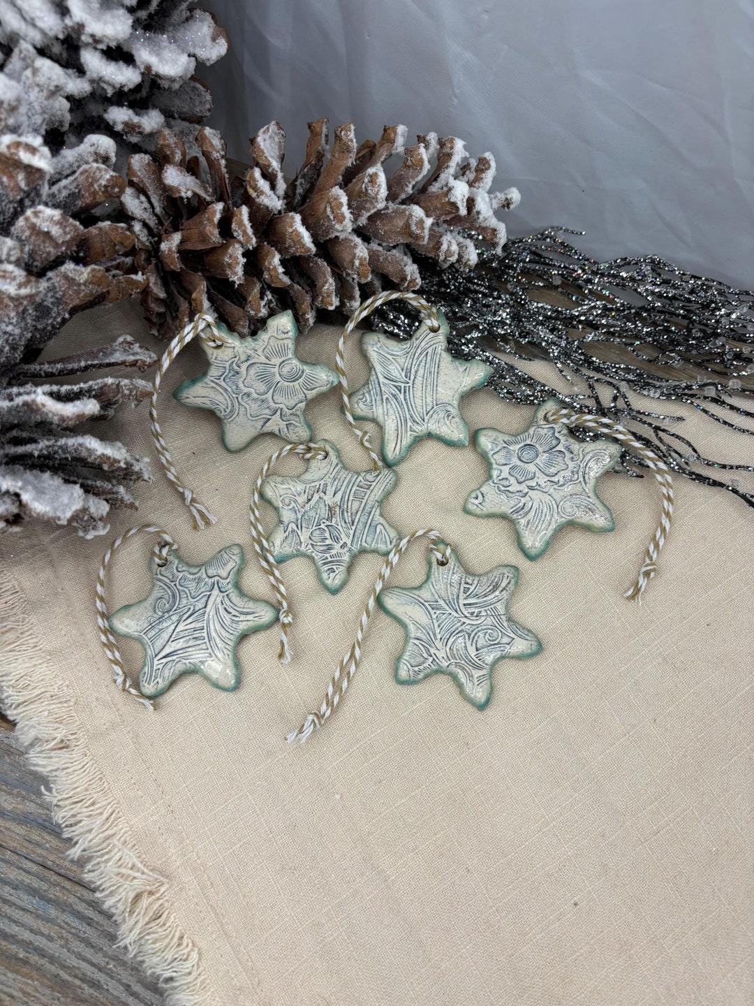 Beautiful Handcrafted Snowflake Set - Etsy