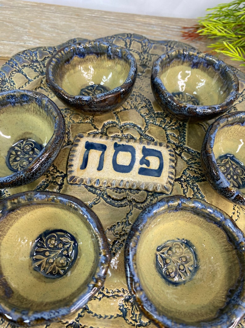 Handcrafted Passover Seder Plate - Etsy