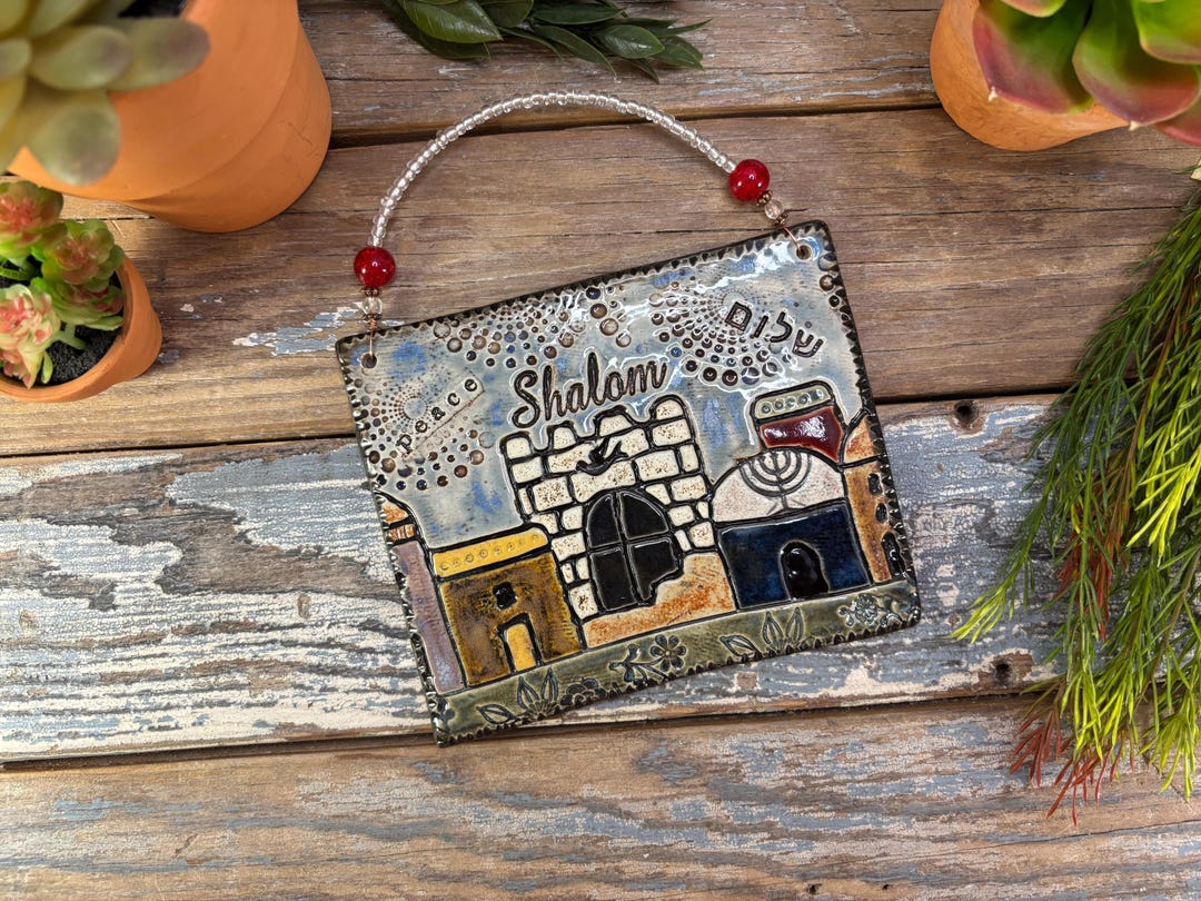 Handcrafted Shalom Wall Art - Etsy