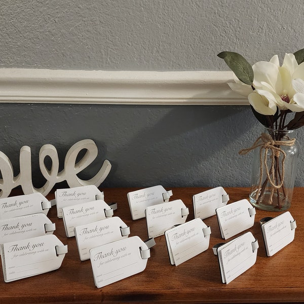 Luggage Tag Wedding Seating Cards - Etsy