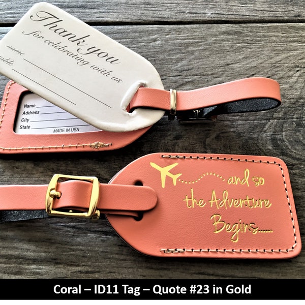 Coral Tags - Etsy