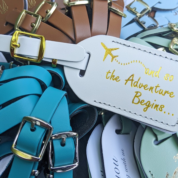 Wedding Luggage Tags - Etsy