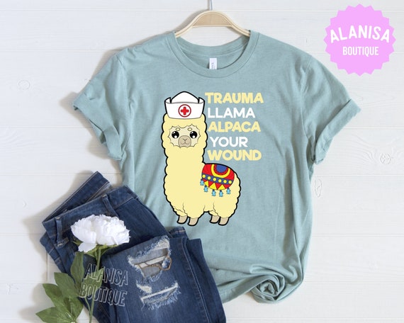 Trauma Llama Alpaca Your Wound Llama Nurse Alpaca Nurse | Etsy