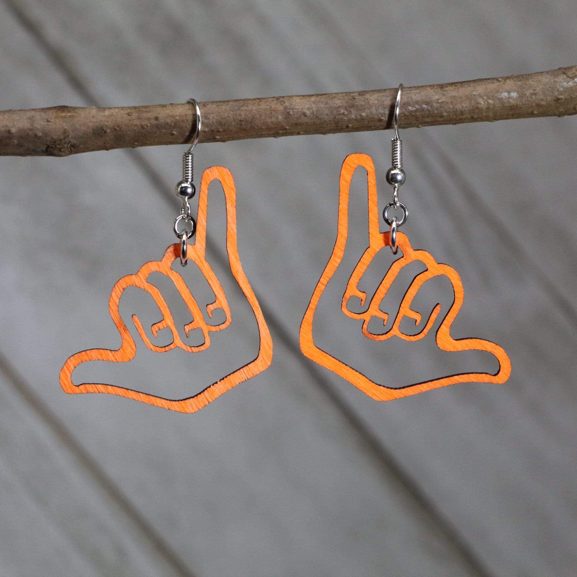 UTEP Miners Hand Sign Earrings - Etsy