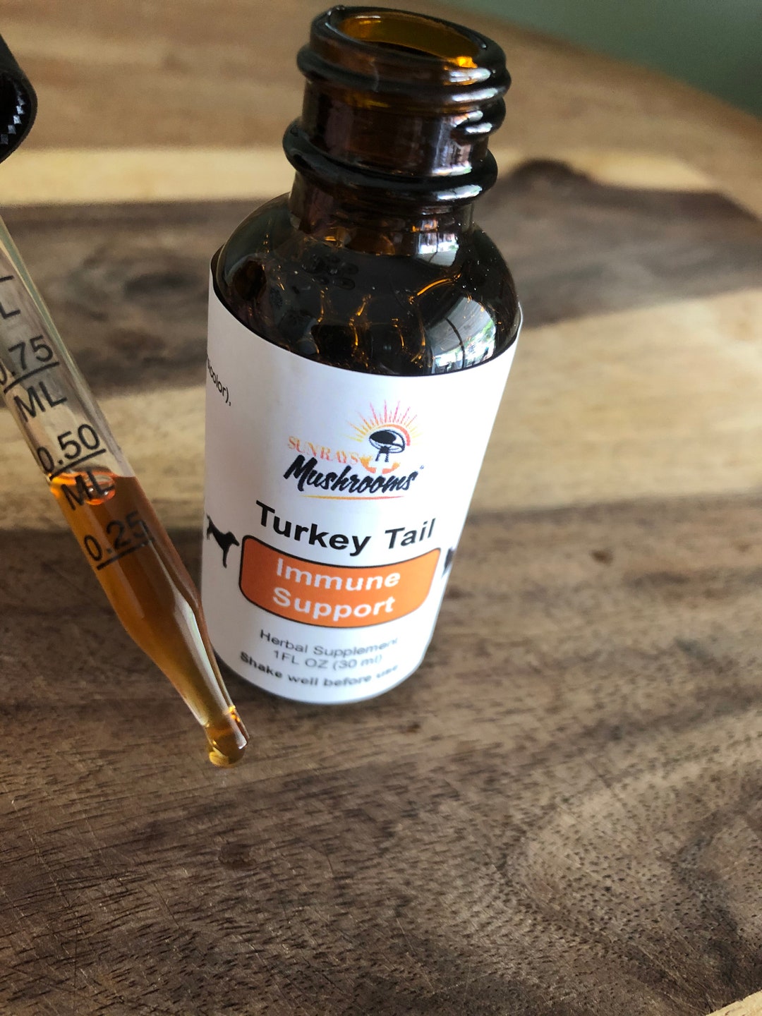 Turkey Tail Tincture for Dogs and Cats. Glycerin Based Tincture. - Etsy