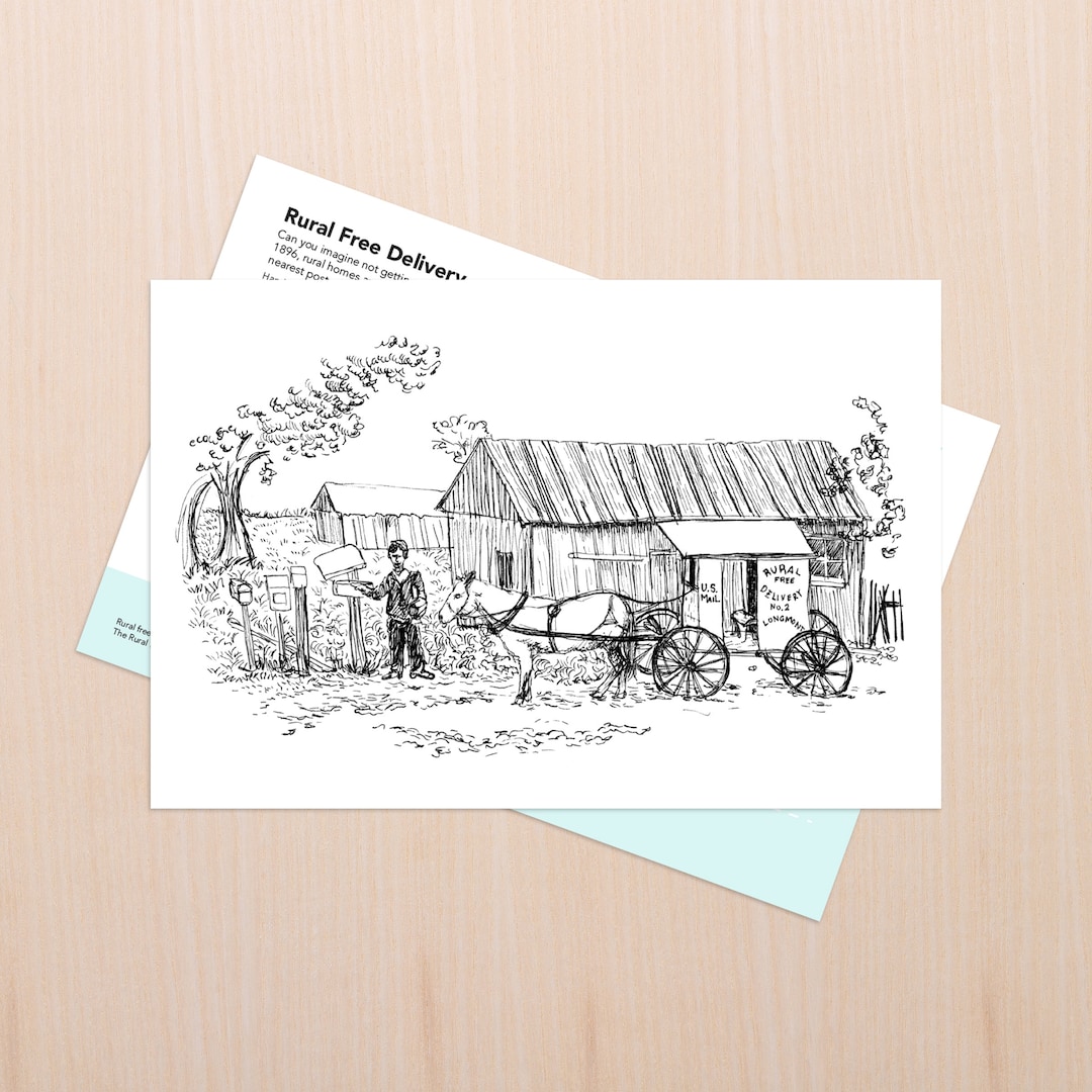 Historic USPS Mail Art - Etsy