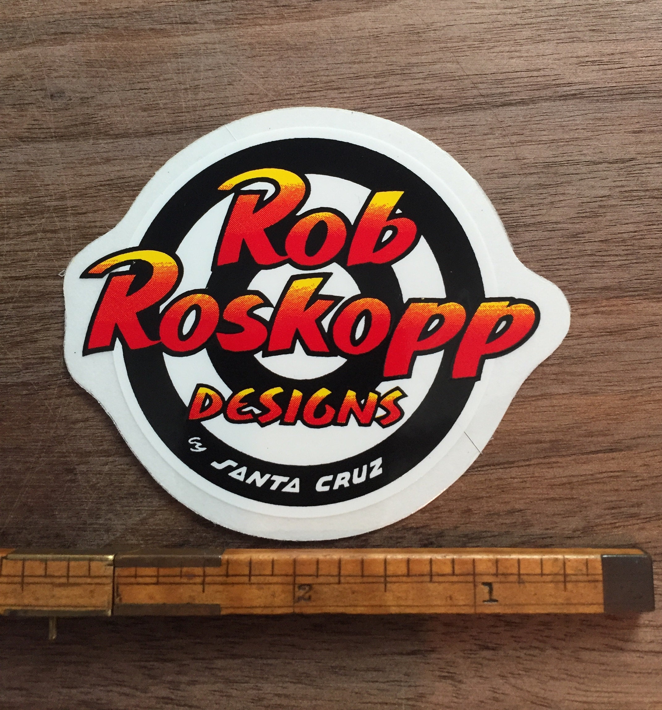 1980's Rob Roskopp Skateboarding Sticker / A Santa Cruz Classic - Etsy