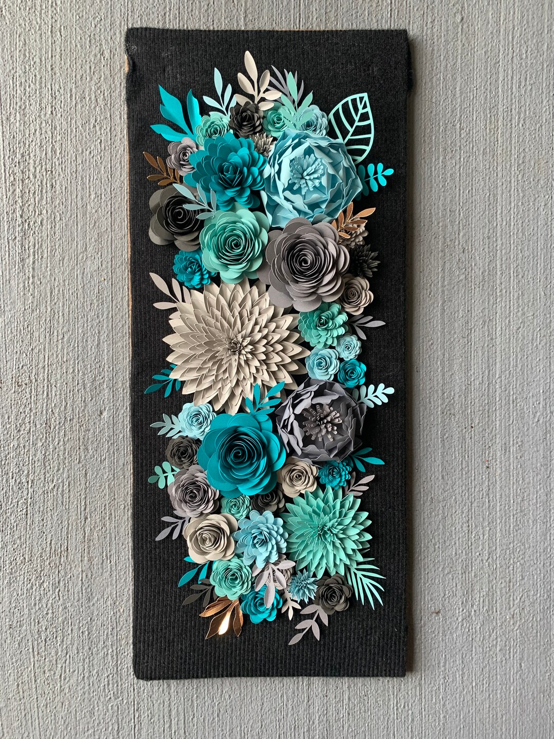 Deep Sea Rectangular Shadow Box Bouquet - Etsy
