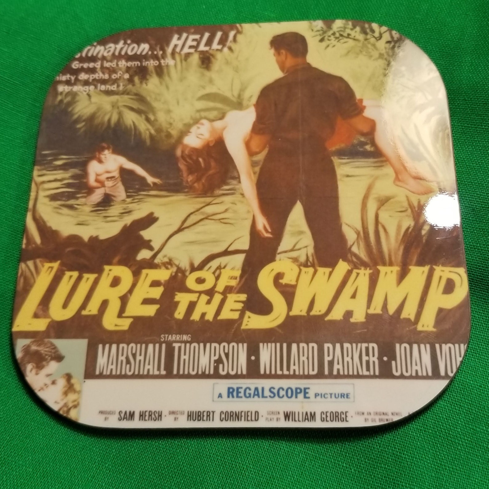 Lure of the Swamp (1957) Movie Poster MDF Coaster - Etsy