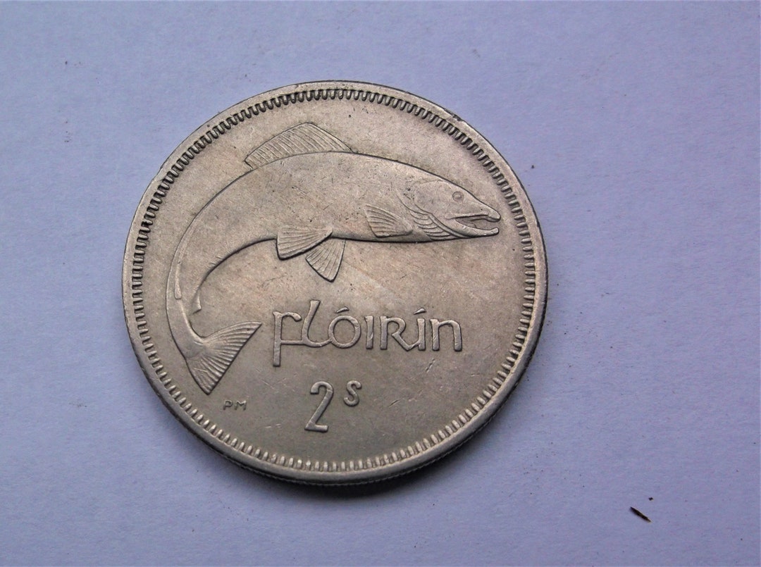 Ireland 2 Shilling Coin 1951-1968 Salmon - Etsy