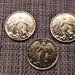 3-bright Golden Angel Guardian Coins- 2 Sided Metal About !" Diameter ...