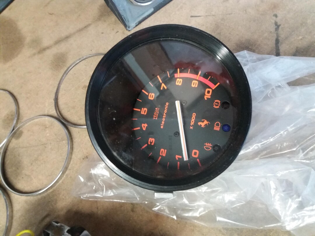 Vintage Dashboard - Ferrari 328 Tachometer Veglia - Used in Good ...