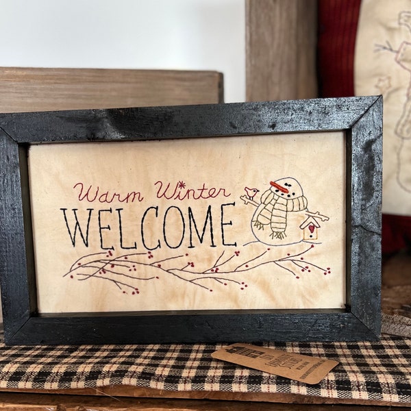 Primitive Winter - Etsy