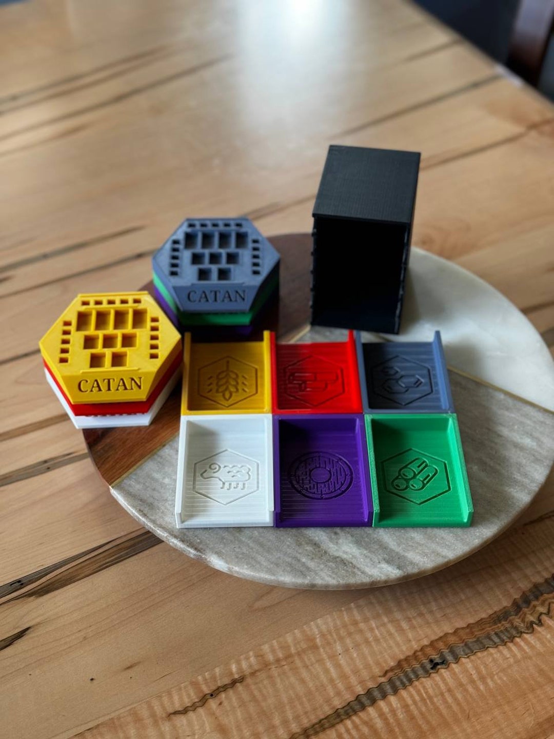 Catan Piece and Resource Card Holders - Etsy