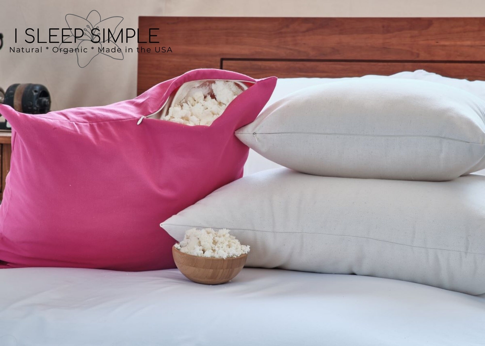 Shredded Latex Pillow Adjustable Made in the US Etsy UK