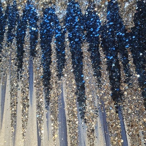 Original Navy Blue and Silver "navy Night" Abstract Glitter Art - Etsy