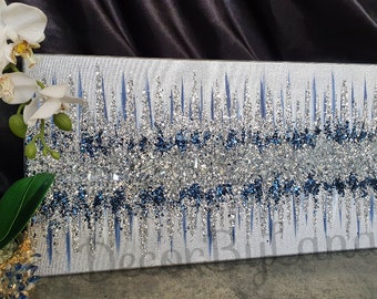 Navy and Silver | Etsy