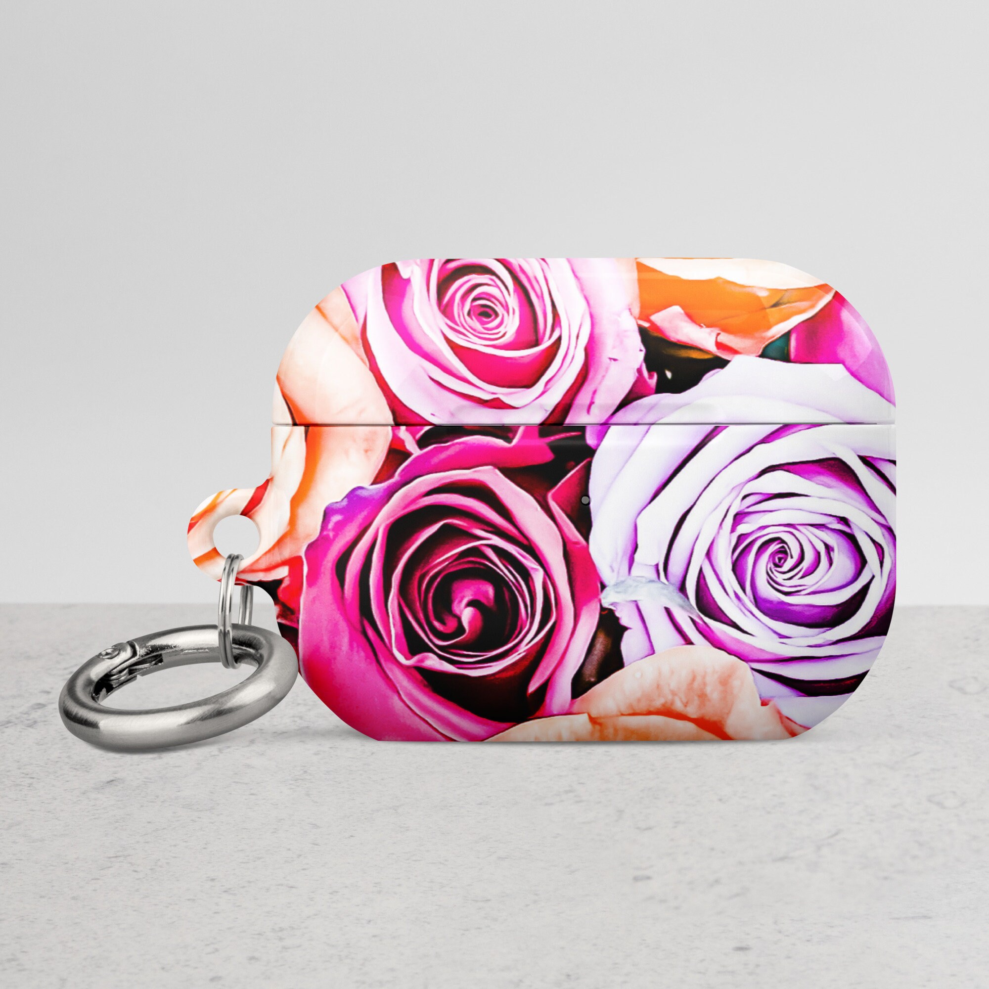 Pastel Roses Bouquet Case for Airpods® Protective Dual Layer Air Pods ...