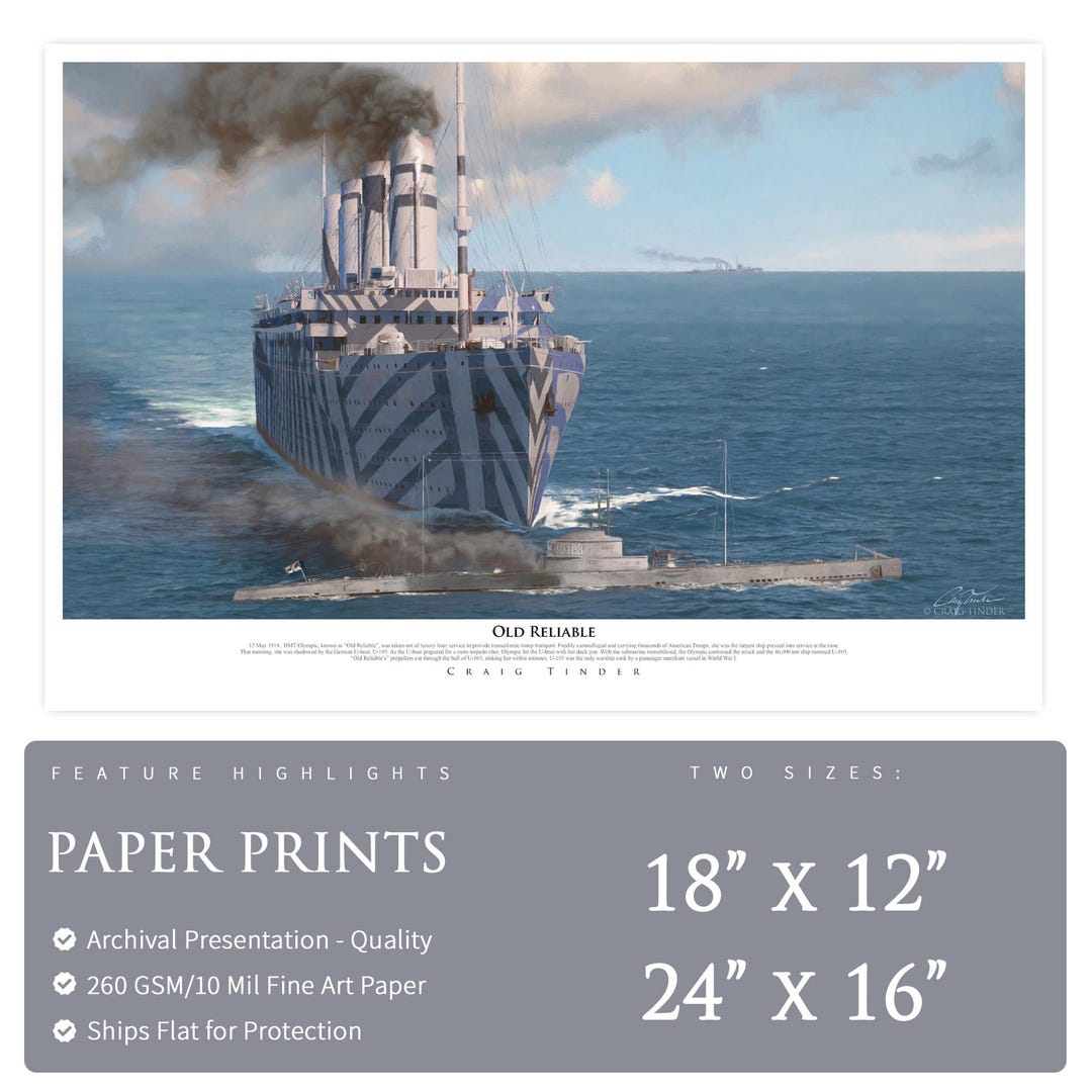 Olympic - Old Reliable - Paper Print by Craig Tinder - Etsy