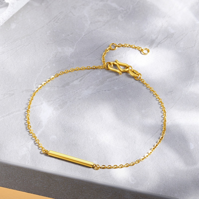 Real 24k Gold Bracelets for Women - Etsy